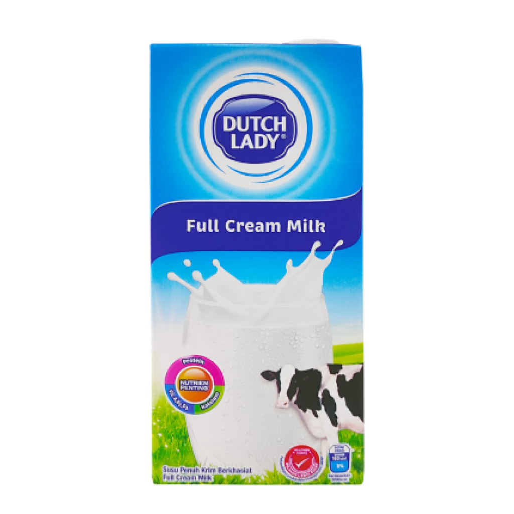 DUTCH LADY UHT Full Cream Milk 1L – Flavor Haven